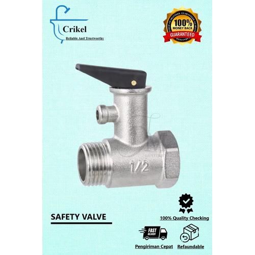 Jual Safety Valve Pemanas Air Klep / Stop Kran Water Heater - Jakarta ...