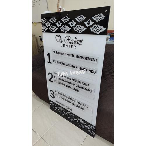 Jual Papan Nama Ruangan | Papan Nama PT | Papan Nama Slide | Signage ...