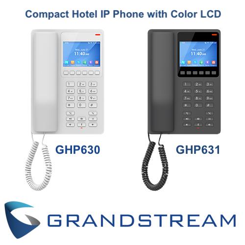 Jual Grandstream GHP630 GHP631 - Compact Hotel IP Phone with Color LCD ...