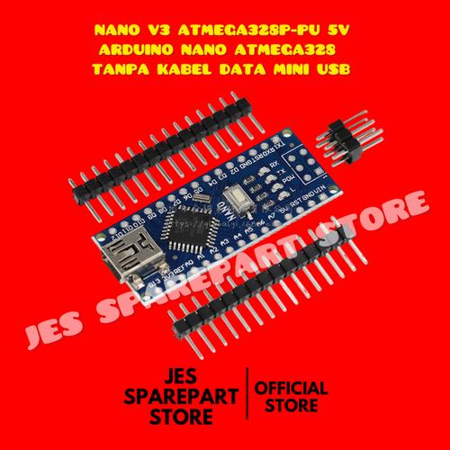 Jual NANO V3 ATMEGA328P-PU 5V ARDUINO NANO ATMEGA328 TANPA KABEL DATA ...