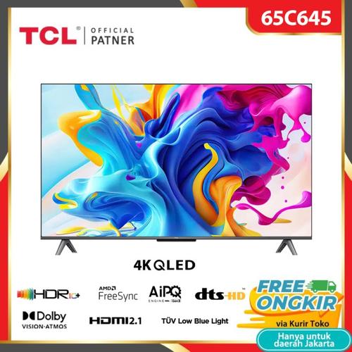 Jual TCL 65C645 QLED 4K UHD Smart Google TV w/ Dolby Vision & Atmos 65 ...