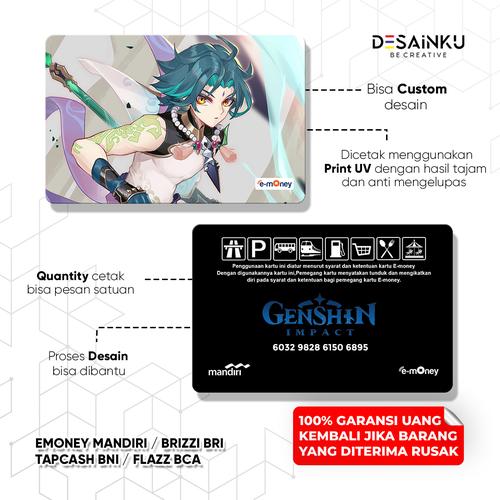 Jual Emoney / Tap Cash / Flazz / Brizzi / Genshin Impact edisi XIAO ...