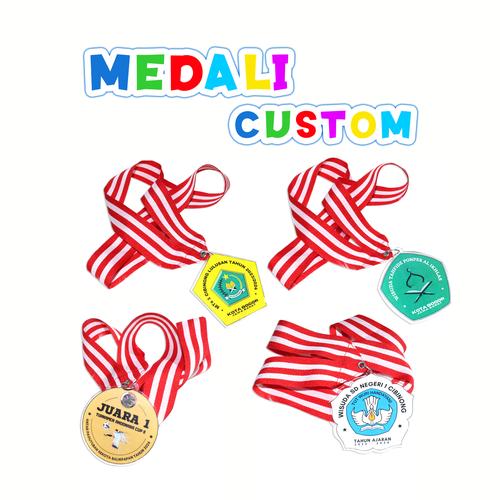 Jual Medali Akrilik Custom Kalung Mendali Wisuda Acrylic - BGA + STIKER ...