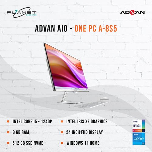 Jual Advan All in One PC A-8S5 Intel Core i5-1240P 8GB 512GB 24" FHD ...