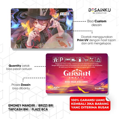 Jual Emoney / Tap Cash / Flazz / Brizzi / Genshin Impact edisi HU TAO ...