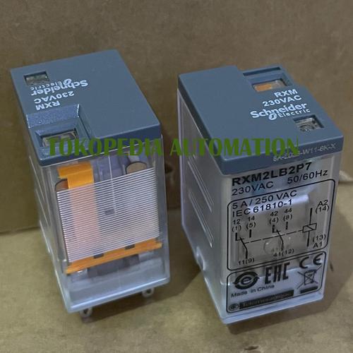 Jual RXM2LB2P7 RELAY 8 PIN 230VAC RXM2 PLUG IN 2CO 5A DENGAN LED - Kab. Bekasi - Serba Serbi ...