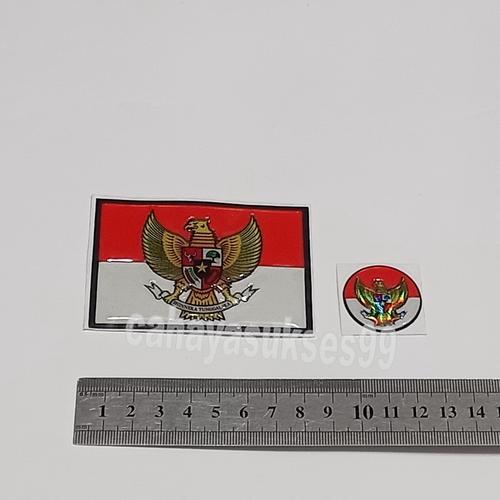 Jual Sticker Timbul Bendera Merah Putih Garuda Stiker Tangki Motor ...