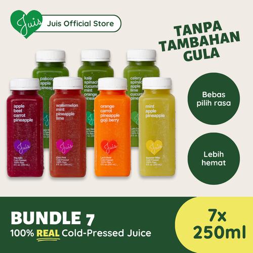 Jual Juis - Bundle 7 250 ml (Cold-Pressed Juice / Jus) - Jakarta Timur ...