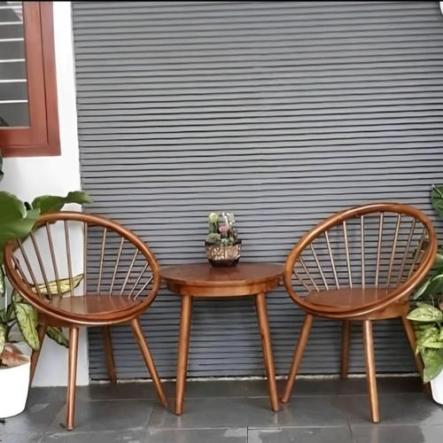 Jual KURSI TERAS JATI MINIMALIS MODEL KURSI UNIK BENTUK VELG RODA ...