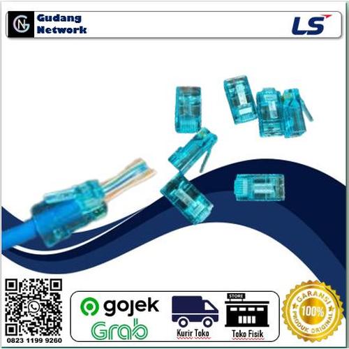 Jual LS EZ modular plug rj45 cat 6 / LS-MP-UC6-RJ45-EZ/easy rj45 anti ...