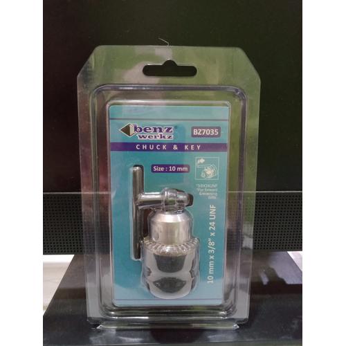Jual Drill Chuck Key 3/8" x 24 UNF / Kepala Bor 10 mm 3/8" x 24 UNF ...