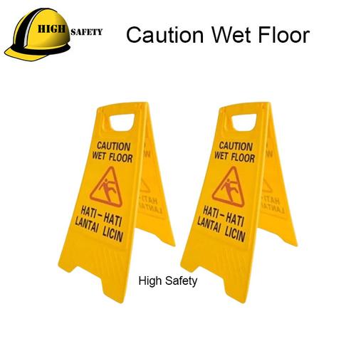Jual Caution Wet Floor Sign / Papan Peringatan Lantai Basah Licin ...