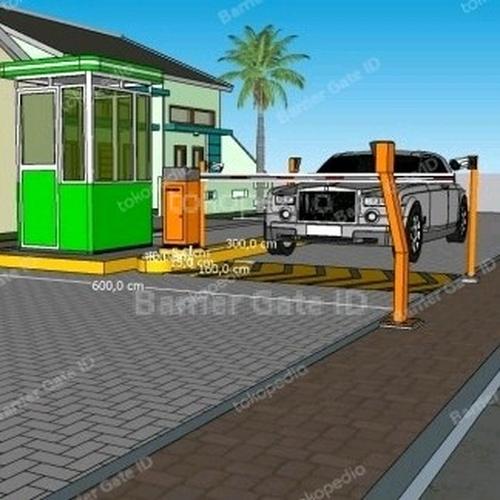Jual Paket Palang Parkir Cluster Perumahan Stand Alone Murah - P1800