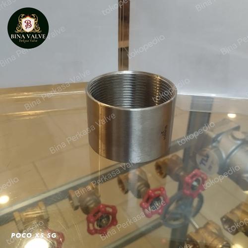 Jual Socket Pipa SS304 Sambungan Pipa Stainless SS304 - 1/8" - Jakarta ...