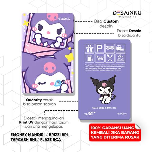 Jual Emoney/Tap Cash/Flazz/Brizzi/ SANRIO Ver KUROMI - EM 5, BRIZZI ...