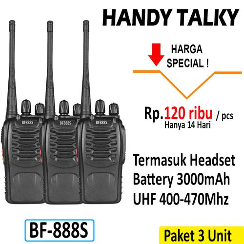 Jual HT BF888S UHF Handy Talky Walkie Talkie Radio Komunikasi Jarak ...