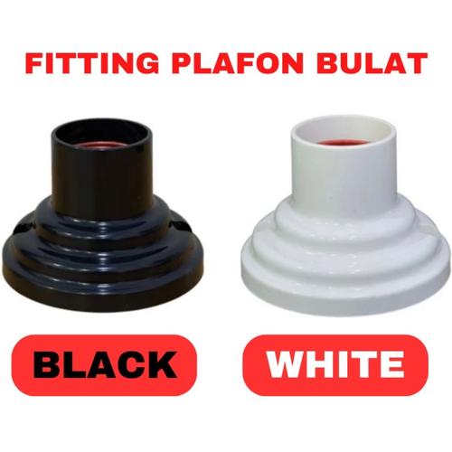 Promo Dudukan Lampu / Fitting / Fiting / Piting Plafon Bulat E27 Mikawa ...