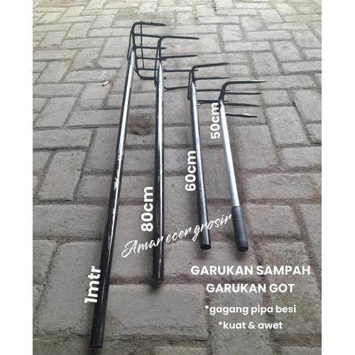 Jual SB GARUKAN SAMPAH/GARUKAN GOT GAGANG BESI PIPA - GARUKAN 1 METER ...