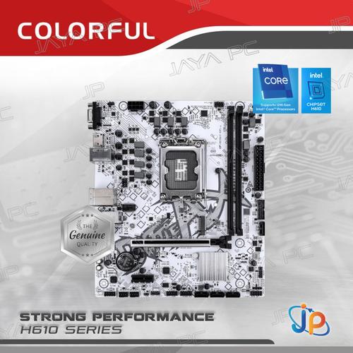 Promo Motherboard Colorful BATTLE-AX H610M-E WIFI V20 (LGA1700, H610 ...