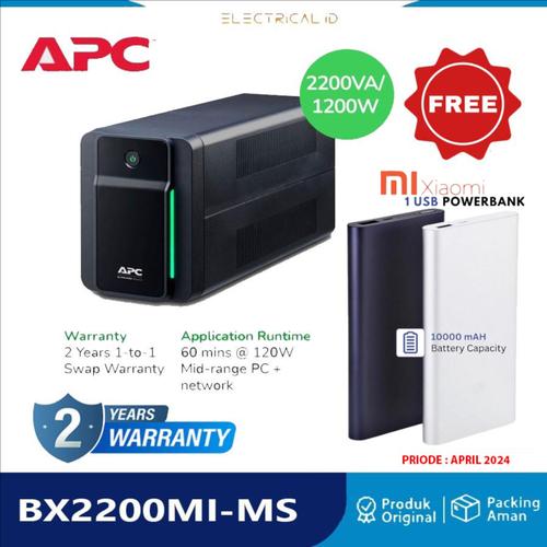 Jual UPS APC Back BX 2200VA 1200W BX2200MI-MS - Kota Tangerang ...