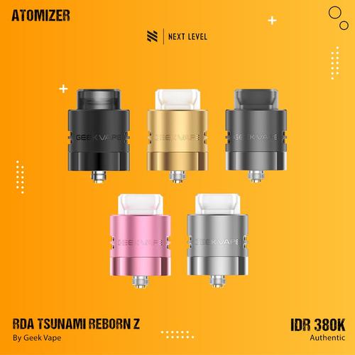 Promo Geekvape Tsunami Reborn Z RDA 24MM Dual Coil by Geek Vape ...