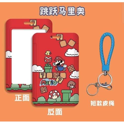Jual Name Tag Holder Super Mario / ID Card Holder Mario Bross / Lanyard ...