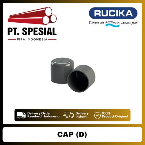 Jual Dop PVC D Rucika / Dop D / End Cap PVC D Rucika/Cap D PVC Rucika ...