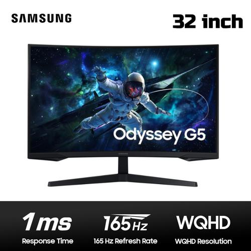 Jual Monitor LED Samsung 32" Odyssey G5 G55C Curved QHD VA 165Hz 1ms ...