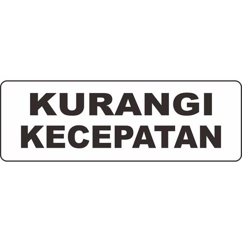 Jual Rambu Kurangi Kecepatan 60cm x 20cm, plat ACP 3mm - Kota Tangerang ...