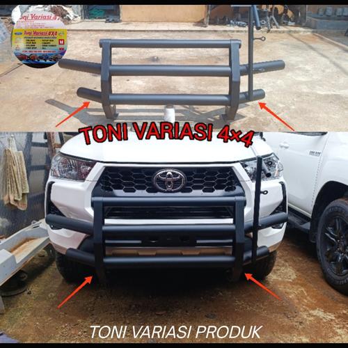 Jual Bumper Bemper Depan Spek Tambang Double Cabin New Hilux Model Pipa ...