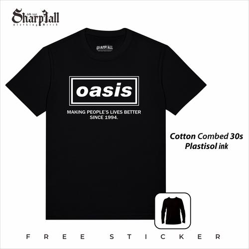 Jual KAOS DISTRO BAND MUSIK "OASIS" BAJU/ROCK/METAL - Hitam, XXL - Kota ...