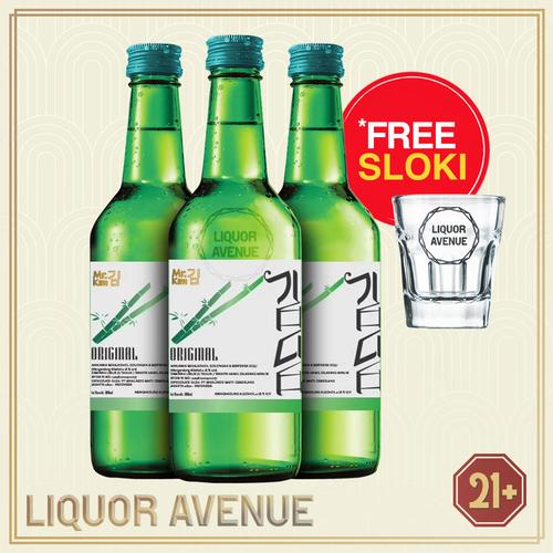 Jual Mr. Kim Soju Original 360ml Triple Bottle Promotion - 3 Botol - Free Sloki - Jakarta Utara ...