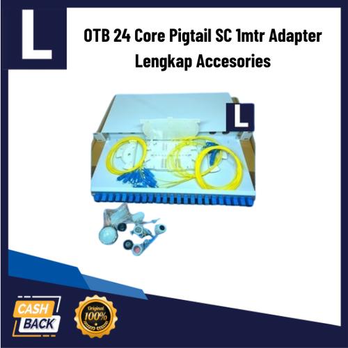 Jual OTB 24 Core Pigtail SC 1mtr Adapter Lengkap Accesories - Kota ...