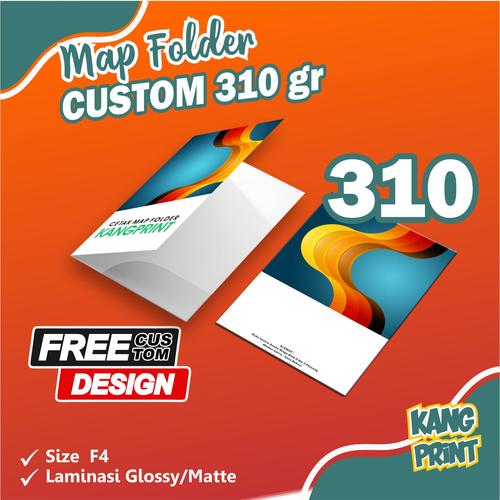 Jual Cetak Map Folder Custom 310 gr Free Desain - 500 pcs, Laminasi GLossy - Kota Bekasi - Kang ...