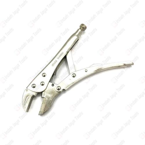 Jual deli dl109010 tang buaya 10 inch - jepit locking plier curve vice ...