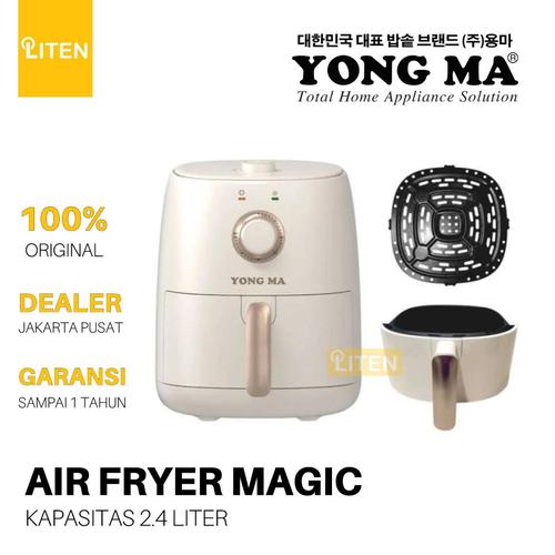 Promo Air Fryer Magic Yong Ma Kapasitas 2.4 Liter 800 Watt YMF101 / YMF 101 Design Korea Watt ...