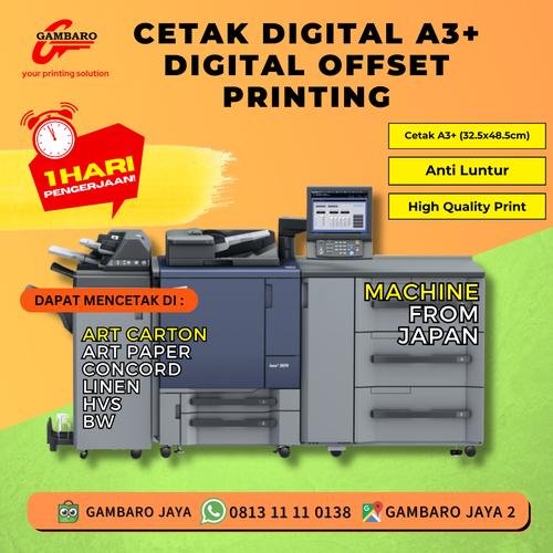 Jual CETAK A3+ / Print DIGITAL OFFSET PRINTING A3 + - HVS 100 GSM, 1 ...