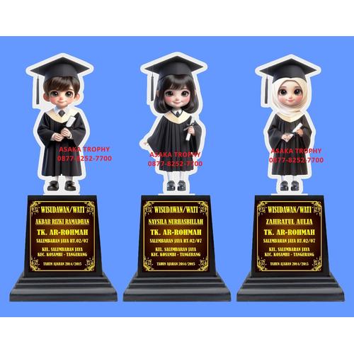 Jual Plakat Wisuda Animasi Kelulusan TK PAUD - Hijab - Kota Tangerang ...