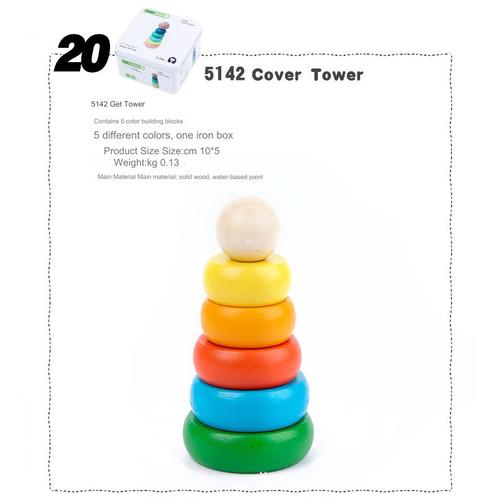 Jual Wooden Stacking Tower | Mainan Kayu Menara Susun - Kab. Tangerang ...