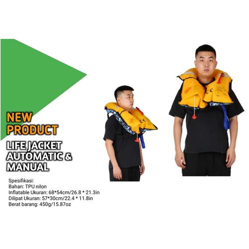 Jual pelampung jaket otomatis gas co2,automatic inflatable life jacket ...