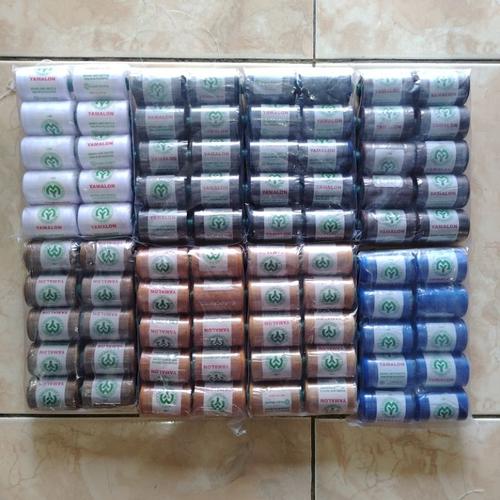 Jual Benang Jahit Jeans / Benang Jahit Spun Polyester 500Yard - Coklat ...