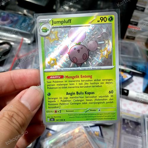 Jual Jumpluff S baby shiny SV4a 197/190 kartu pokemon TCG Indonesia - Kota Bekasi ...