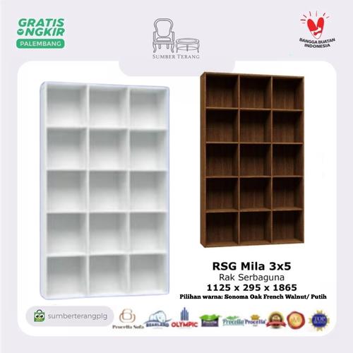 Jual Rak Laundry Olympic Gstar RSG MILI RSG MILA 3x5 Rak Serbaguna Rak Buku Lemari Arsip Rak 15 ...
