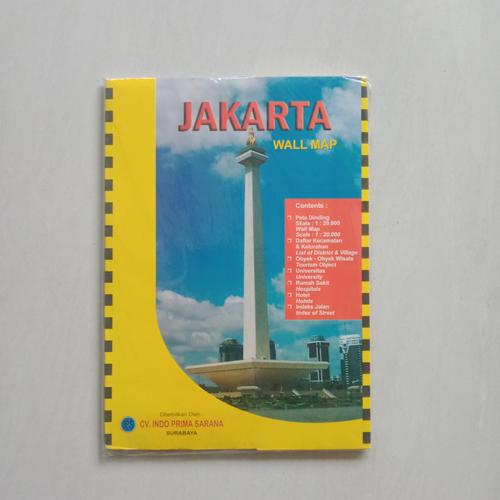 Promo Jakarta Peta Dinding/Jakarta Wall Map - Kota Tangerang - SARANA ...