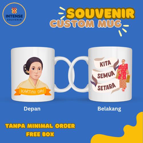 Jual Cetak Mug Custom | Tema Kartini | Bisa desain sendiri - Jakarta ...