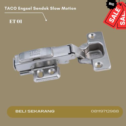 Jual Engsel Sendok TACO Slow Motion Soft Close Clip On Hldrolik - LURUS ...