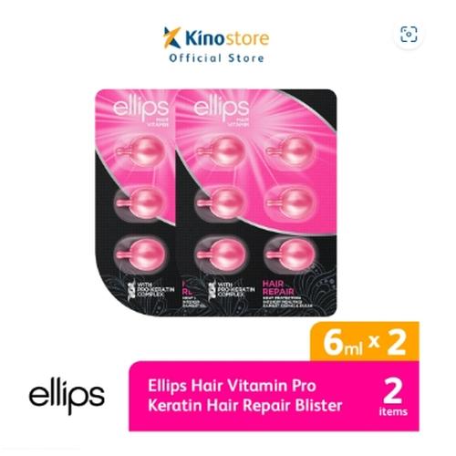 Jual ELLIPS HAIR VITAMIN PRO - KERATIN HAIR REPAIR BLISTER Twin Pack ...
