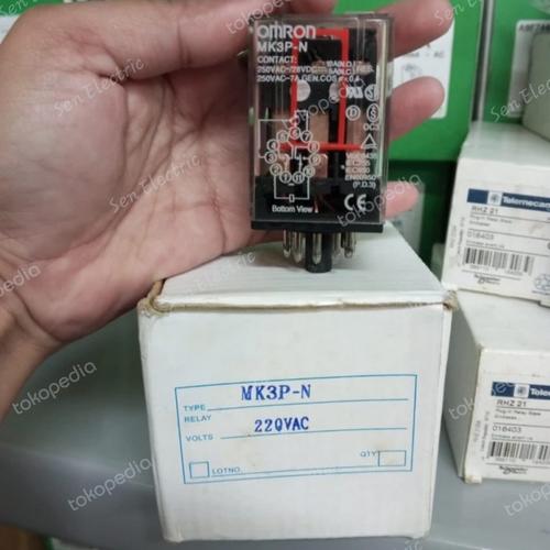 Jual Relay omron MK3P-N Ac 220V 11 kaki mk3p-N 220vac 11 pin - relay ...