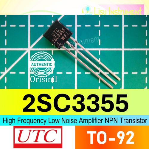 Jual 2SC3355 High Frequency Low Noise Amplifier NPN Transistor TO-92 ...
