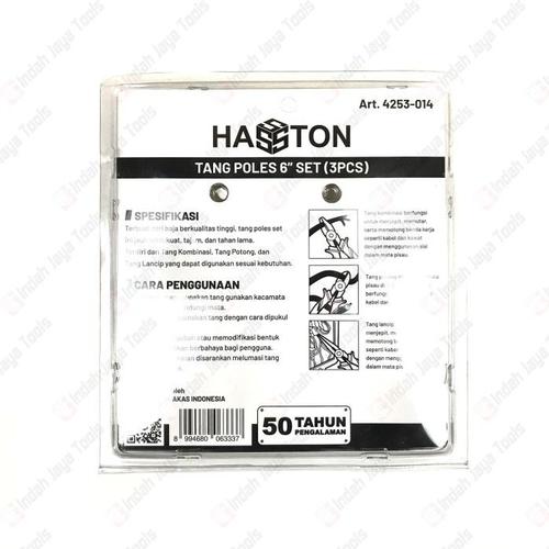 Jual hasston 4253-014 tang set 3 pcs kombinasi potong lancip - pliers ...